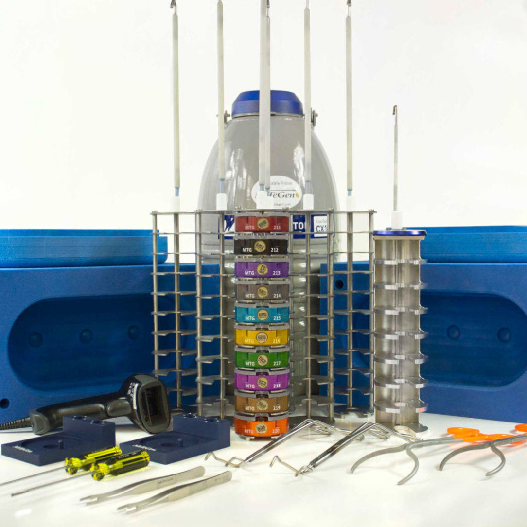 Cryo-EM ICB34 Complete Grid Storage and Shipping Puck System | MiTeGen