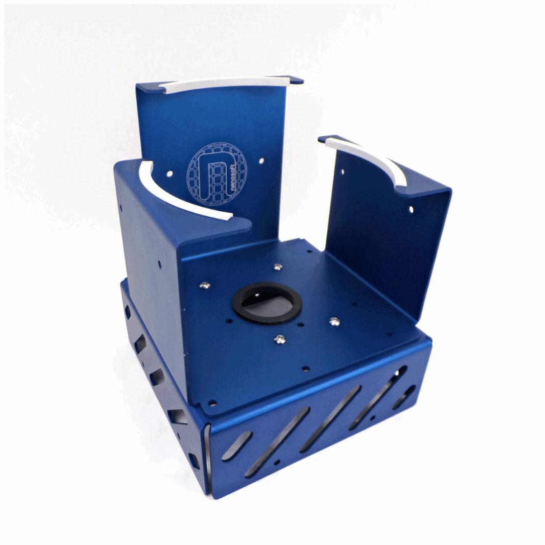 Passive Drying and Storage Rack For 4L LN2 Dewars | MiTeGen